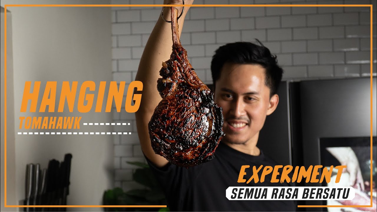 DAGING TOMAHAWK + SMOKED + PAN SEARED = ENAK??? | HANGING TOMAHAWK ...