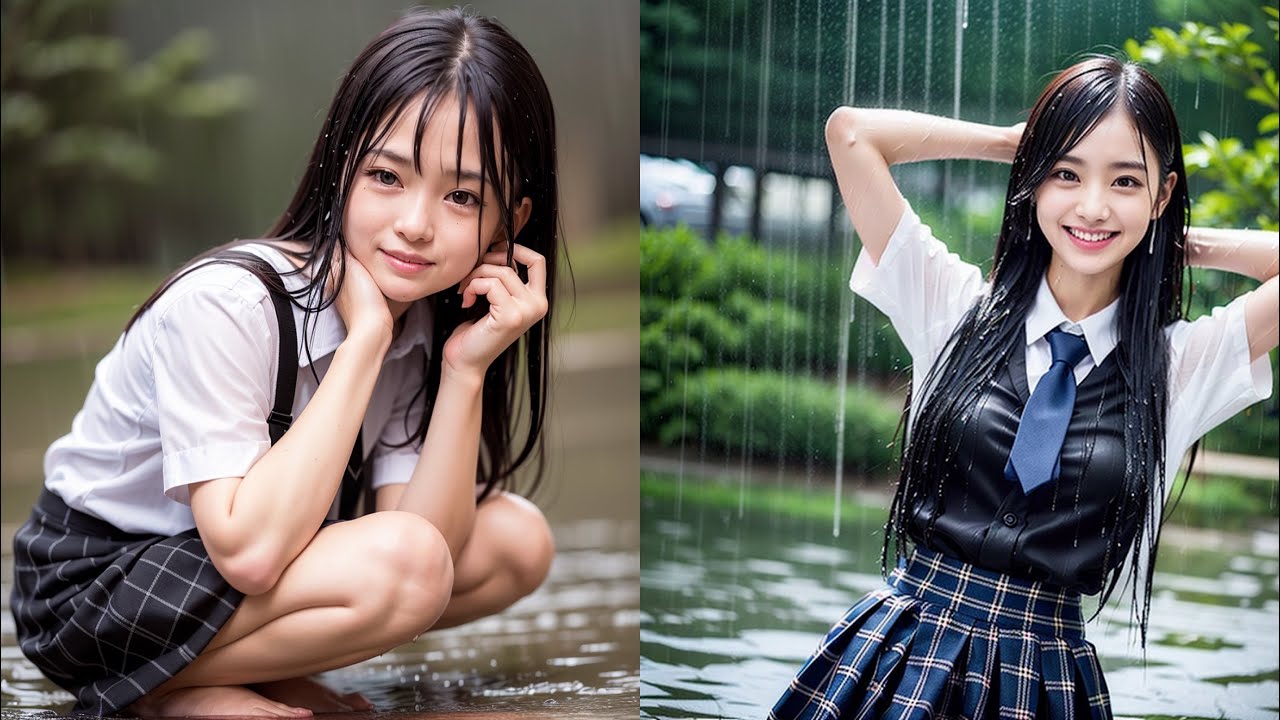 雨に濡れるai美少女とデート Dating A Beautiful Ai Girl In The Rain Youtube