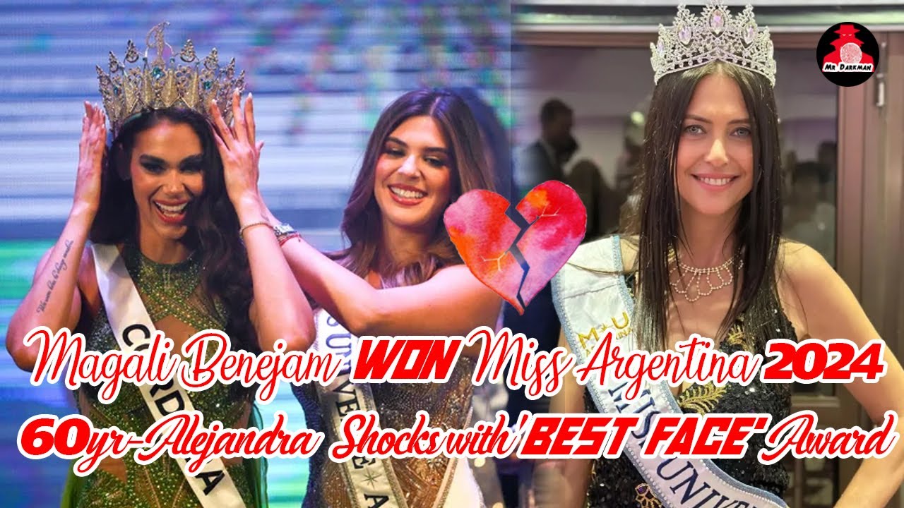 Miss Argentina 2024 SHOCKER! Magali Won Miss Crown 🎉| 60 Years Old ...