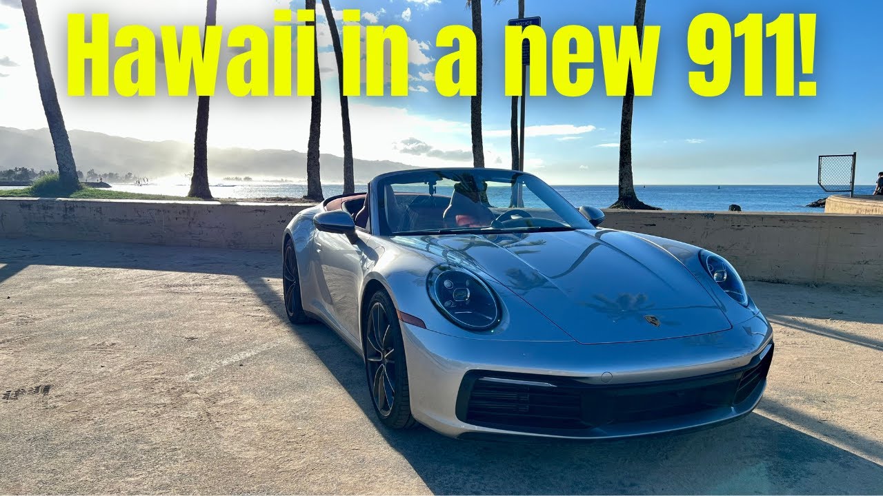 Full Road Test of the 2023 Porsche 911 992 Carrera Cabriolet in HAWAII ...