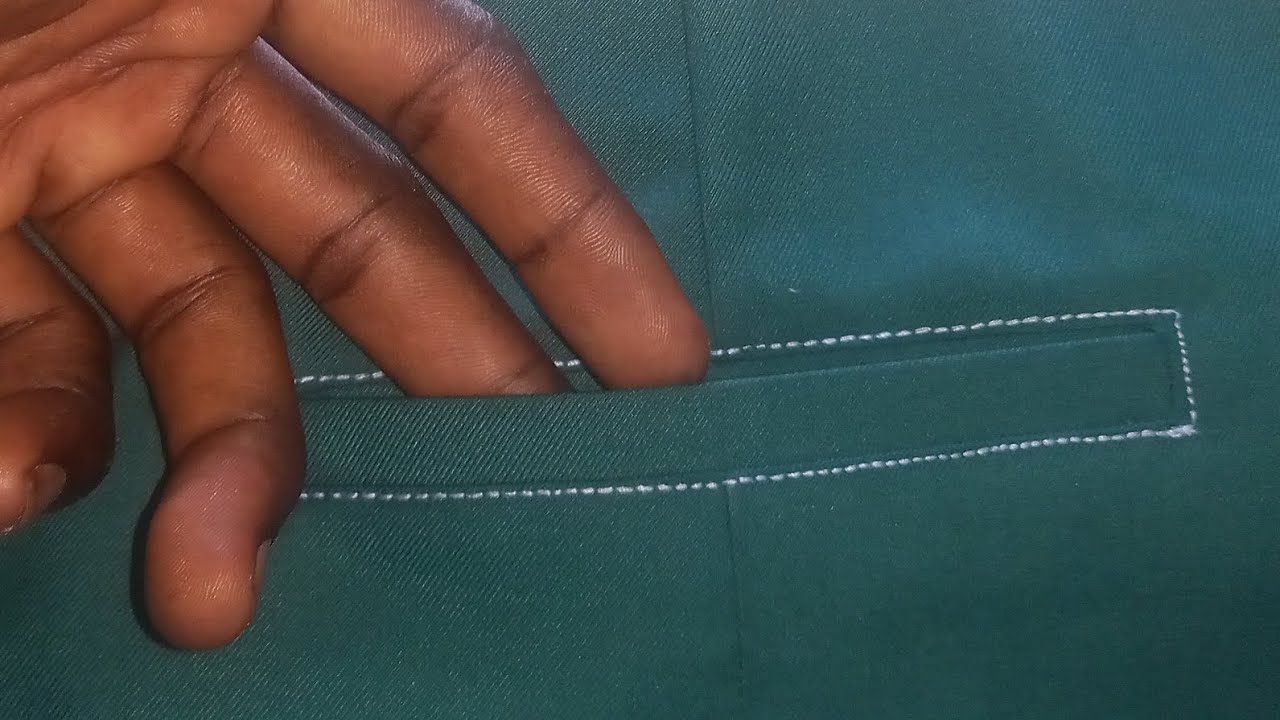 HOW TO SEW A PANT TROUSER DESIGNERS POCKET STEP BY STEP TUTORIAL, WELL ...