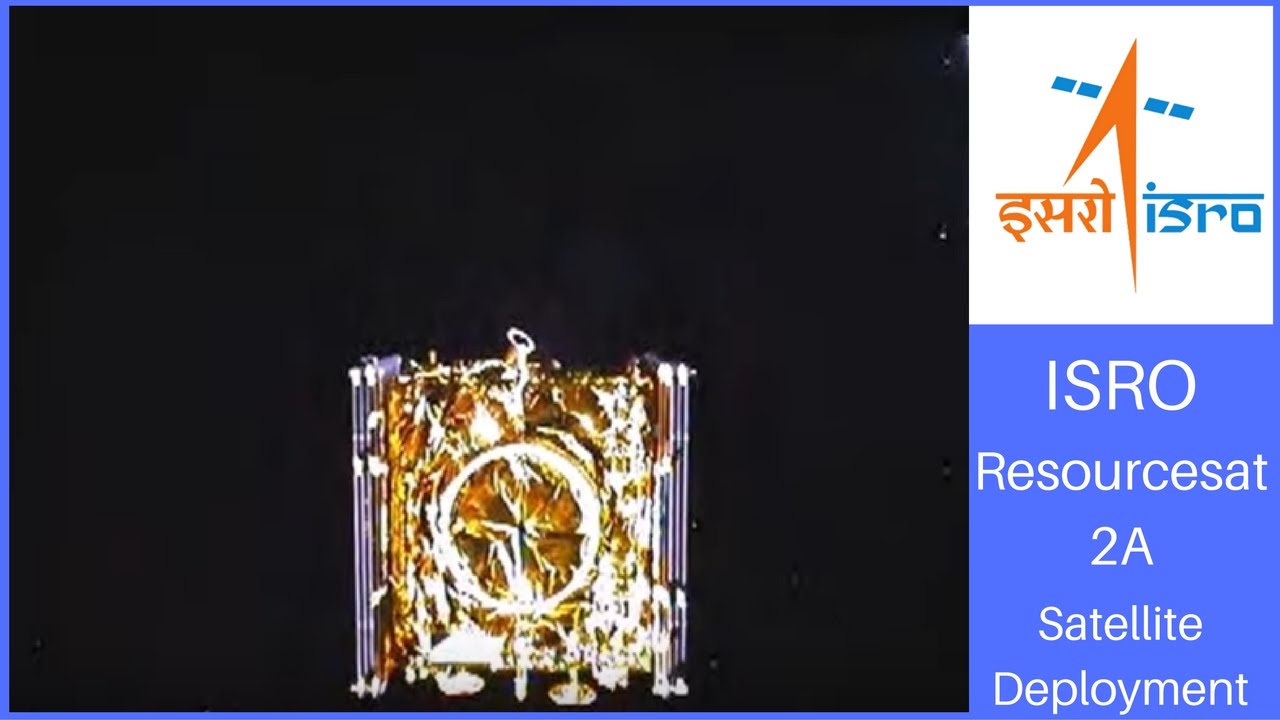ISRO Resourcesat 2A separation and Solar panel deployment - YouTube