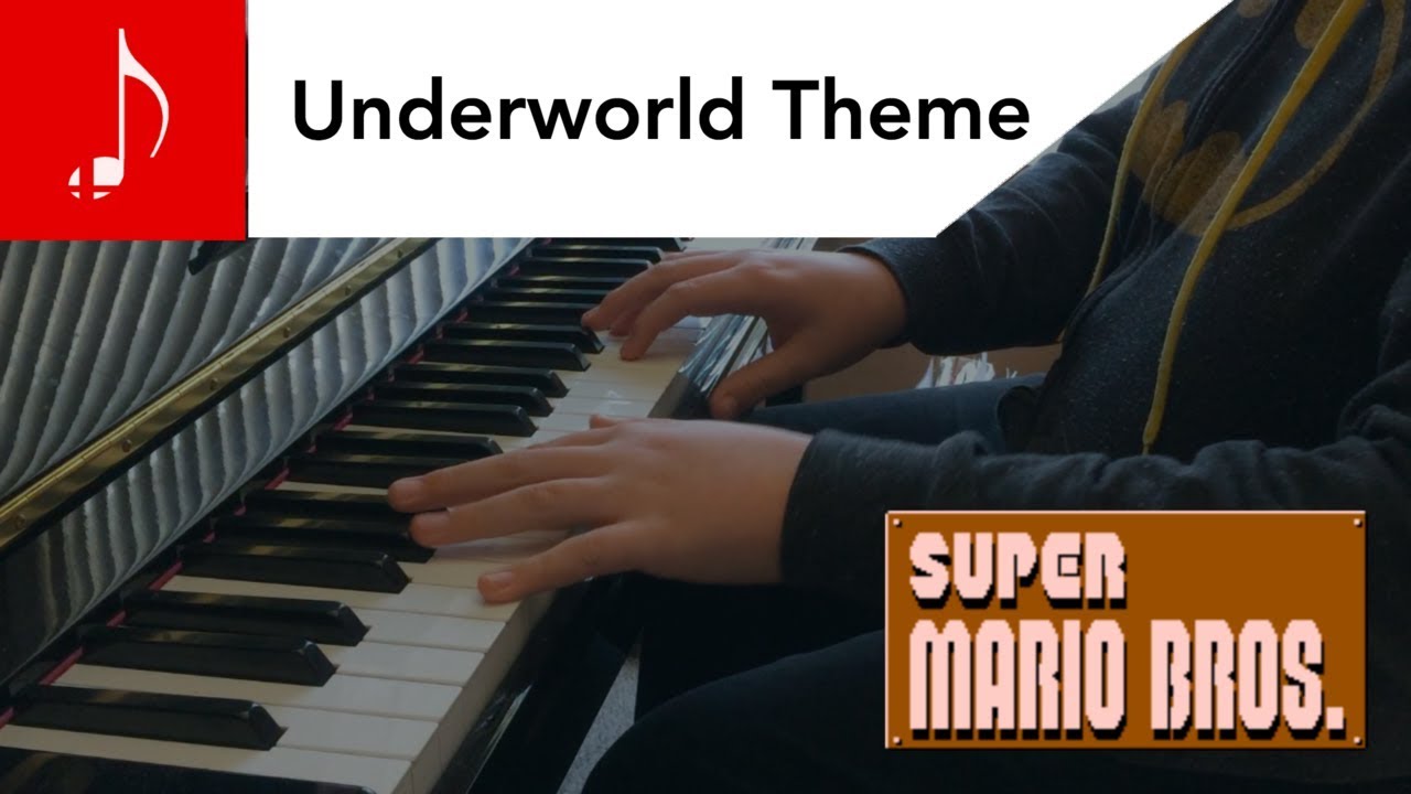 Super Mario Bros. [NES] - Underworld Theme Piano Cover - YouTube