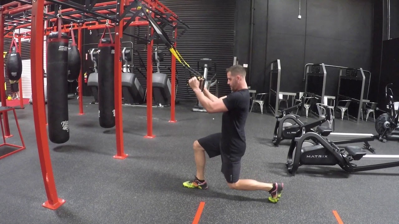 TRX Split Squat - YouTube