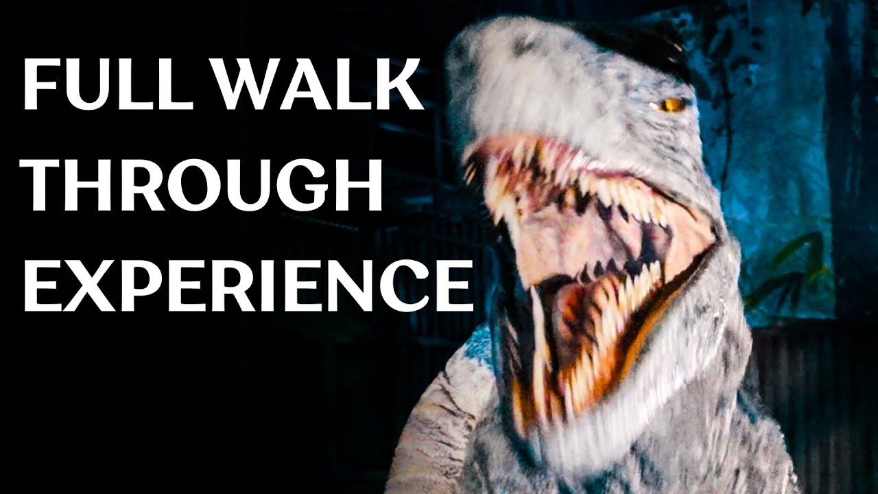 Jurassic World in 4K | Raptors, T-Rex, Indominus Rex! Full Audio Video ...
