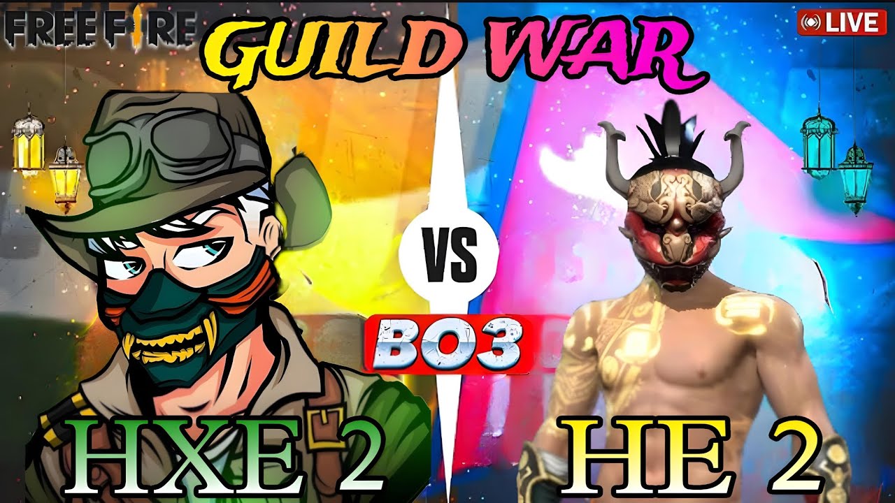 HXE 2 MOB VS HE 2 MOB BO3 MATCHS @Mrdefeatff_ @heavenfflive # ...