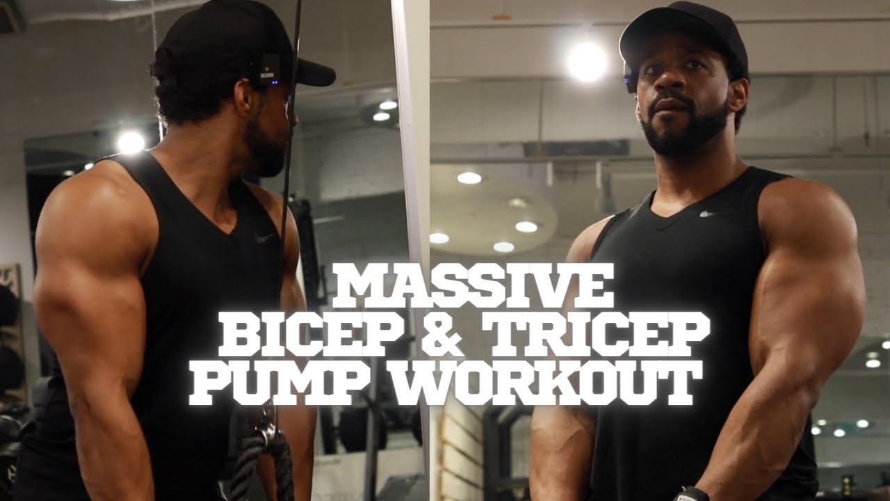 Massive Biceps and Triceps Pump Workout !! - YouTube
