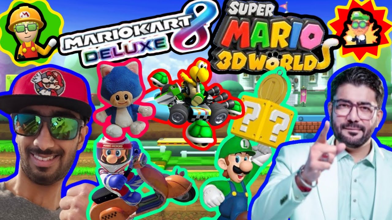 🟢Luiginary-LIVE🔴| Mario Kart 8 DX! + Super Mario 3D World! | Online ...