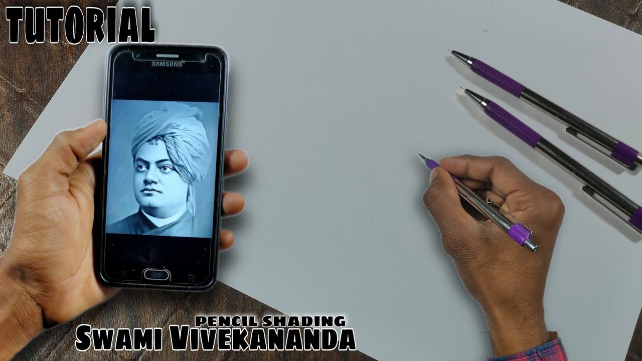 Swami Vivekananda sketch || time-lapse || Swami Vivekananda easy ...