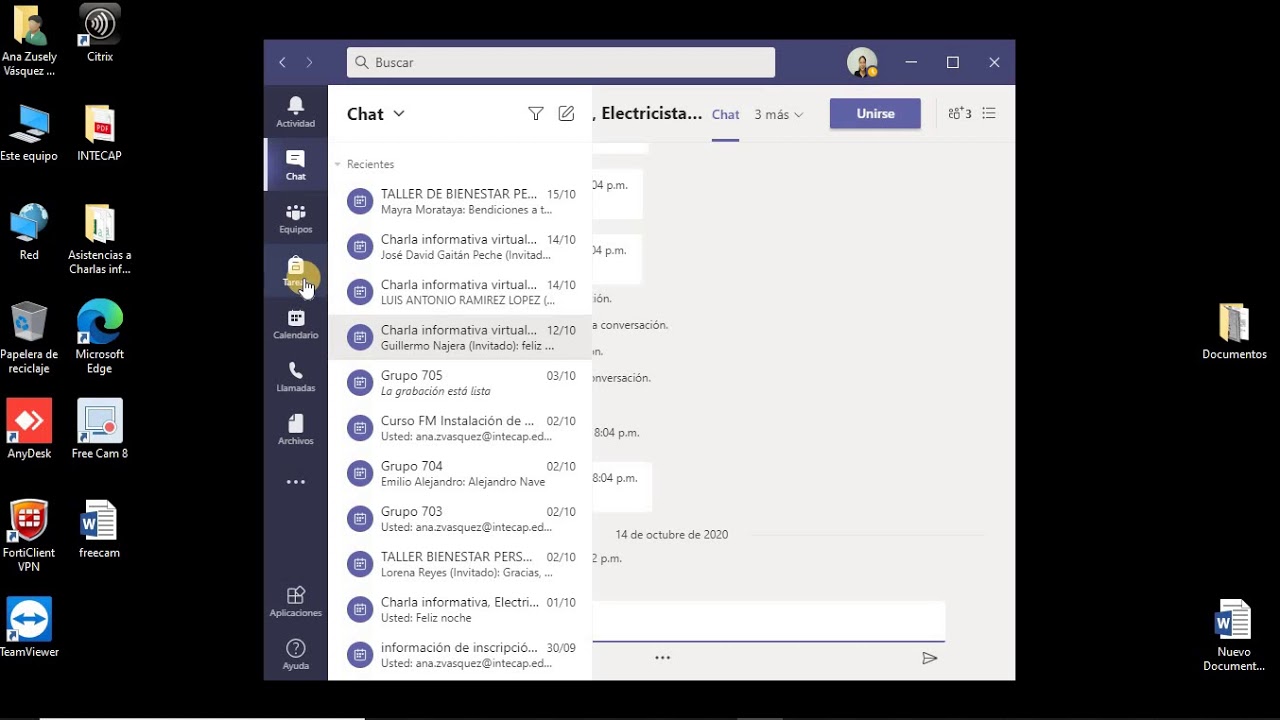 Videotutorial compartir enlace de Microsoft Teams - YouTube
