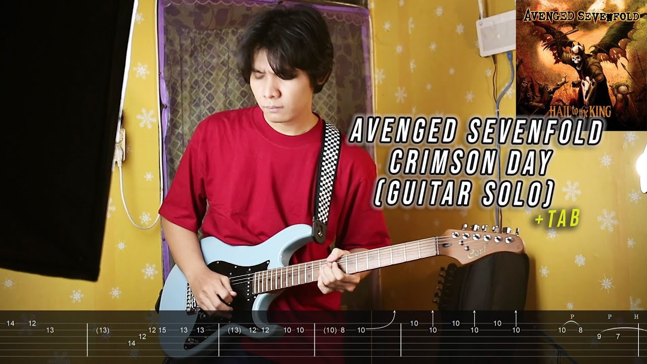 Avenged Sevenfold - Crimson Day Guitar Solo + TAB - YouTube