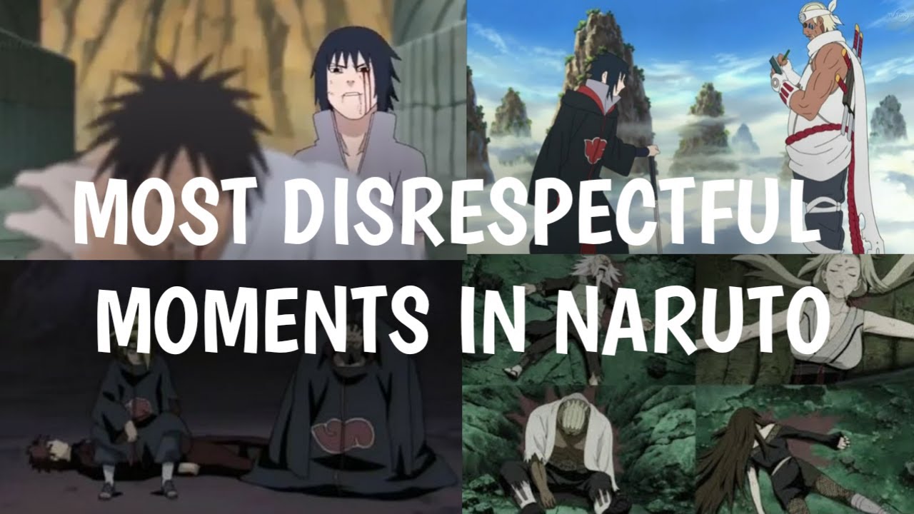 Most Disrespectful Moments in Naruto - YouTube