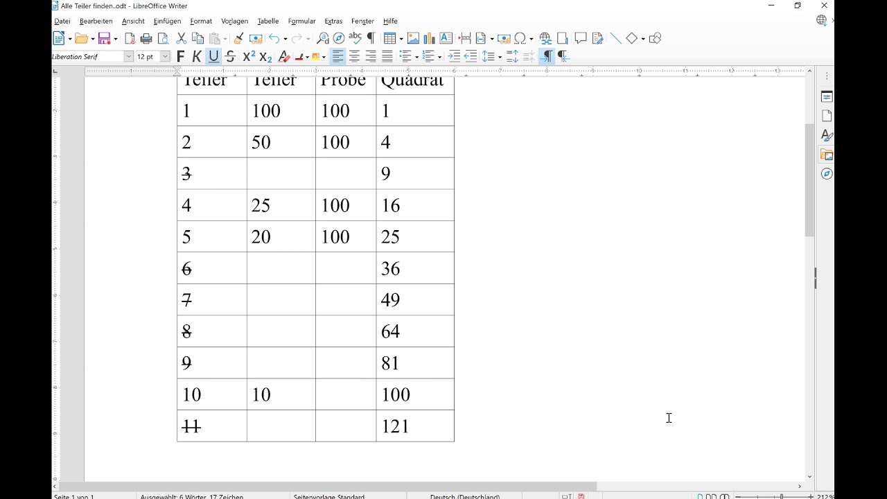 Alle Teiler einer Zahl finden. - YouTube