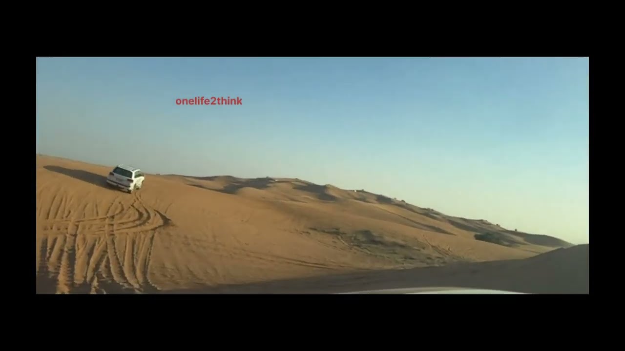 Sand Dune in desert safari .Dune Bashing .. Dubai - YouTube
