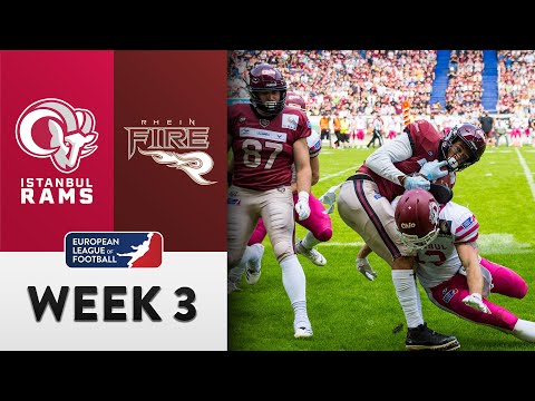 Istanbul Rams @ Rhein Fire Highlights | Week 3 | 2022 - YouTube