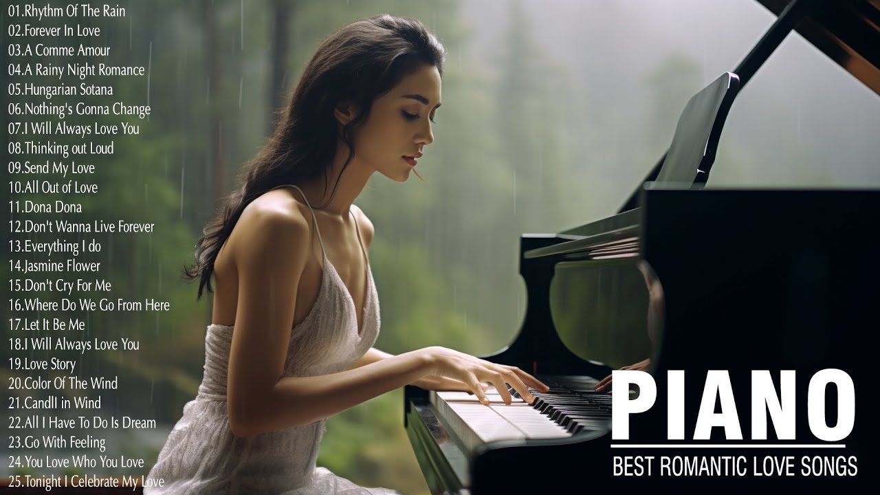 Romantic Piano Love Songs Ever - Best Relaxing Love Songs 70s 80s 90s ...