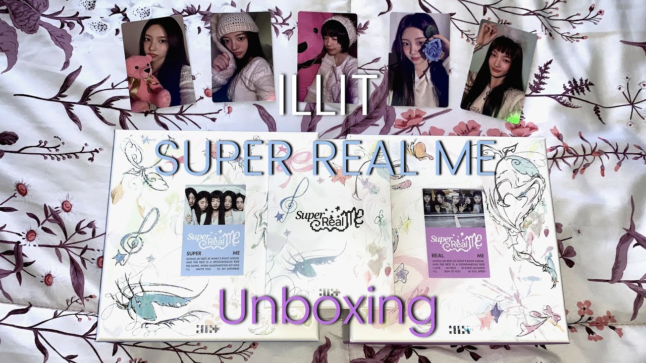 ILLIT Debut Mini Album 'SUPER REAL ME' Unboxing! - YouTube