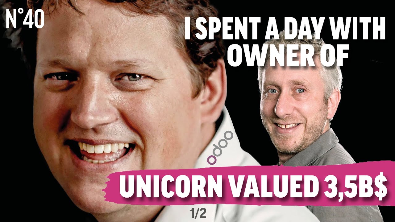 Odoo - J'ai passé une journée avec le fondateur d'une LICORNE valorisée ...