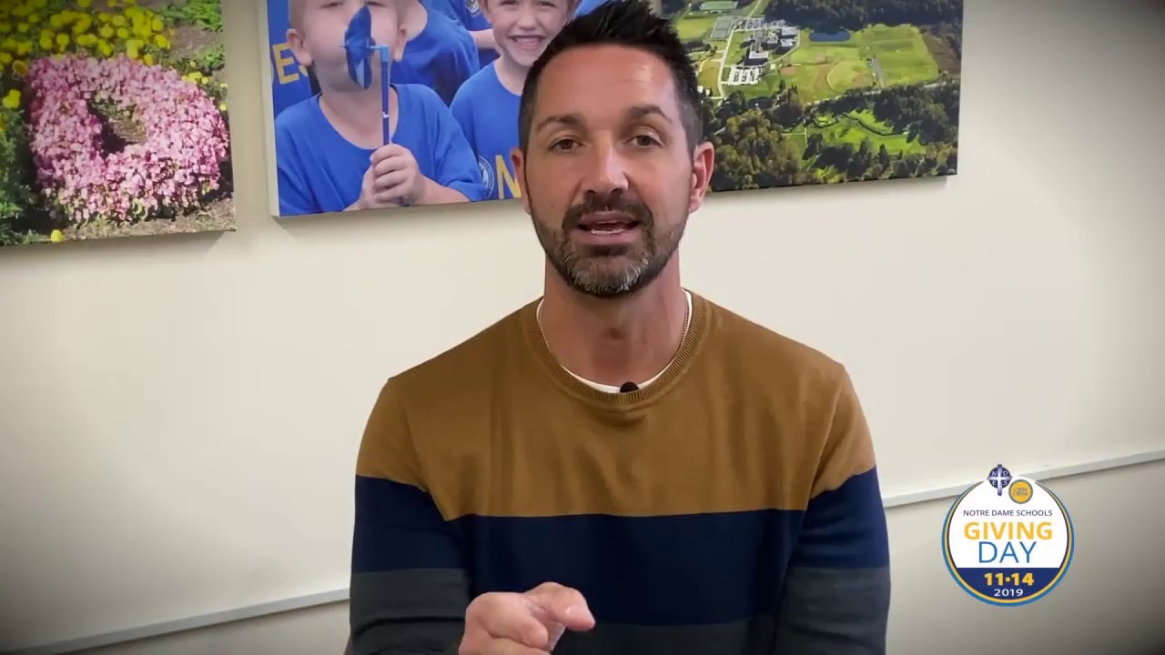 Notre Dame Schools Giving Day 2019: Michael Cardamone - YouTube