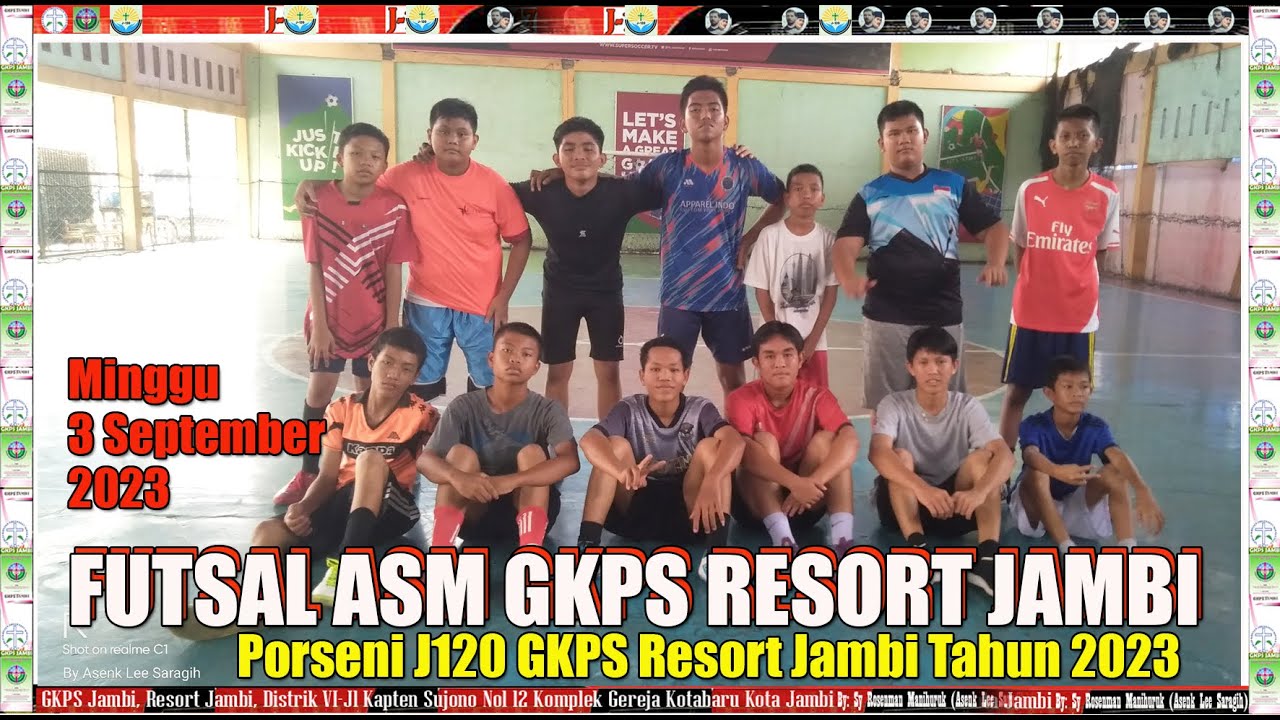 Futsal ASM GKPS Resort Jambi J120 Tahun 2023 I Final Korintus FC VS Tanah Kanaan FC - YouTube