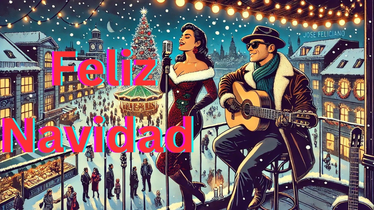 Feliz Navidad - Christmas Hits - Jose Feliciano - Cover - YouTube
