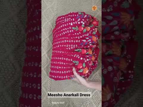 #meeshohaul anarkali dress unboxing #youtubeshorts #youtube #like #share #subscribe #shorts