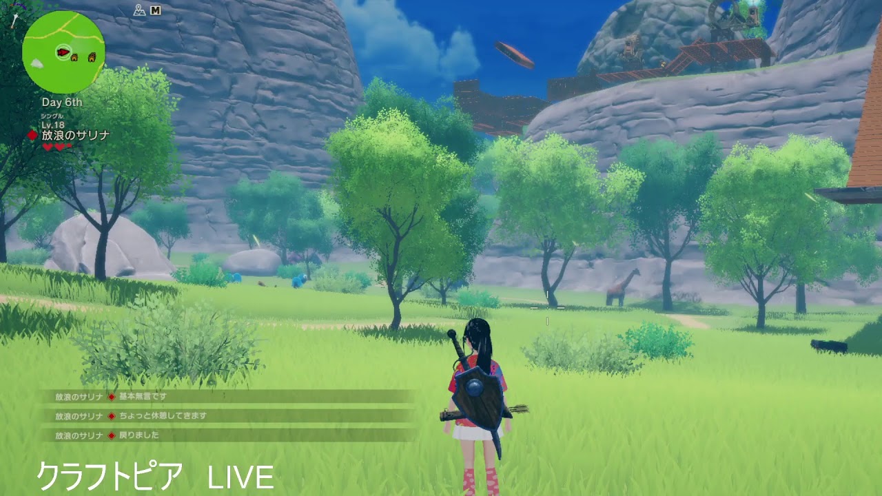 【Craftopia/クラフトピア】 Player2VRM MOD入れたので配信してみた - YouTube