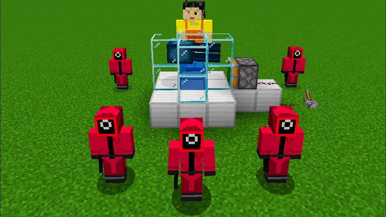how to play squid game in minecraft - YouTube