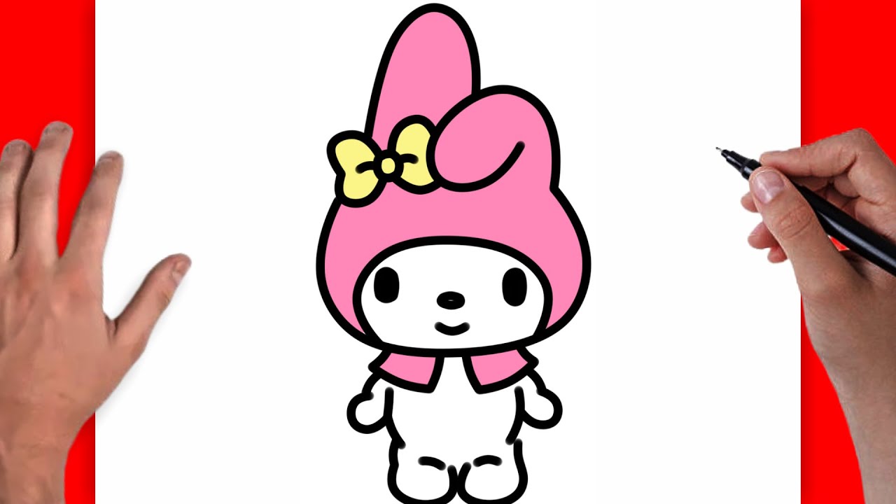HOW TO DRAW Melody Sanrio Cute | DRAWING STEP BY STEP - YouTube