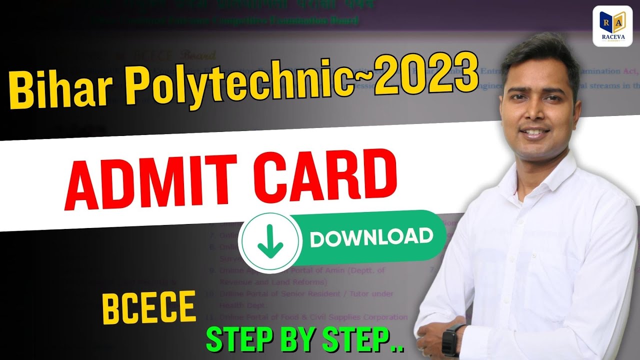 Download Admit Card of DCECE (PE/PMM/PM)-2023 | Bihar Polytechnic Admit ...