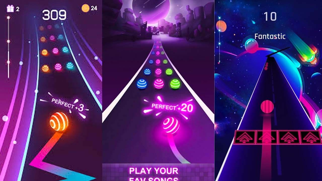 Dancing Road: Color Ball Run All Levels Walkthrough Android iOS game ...