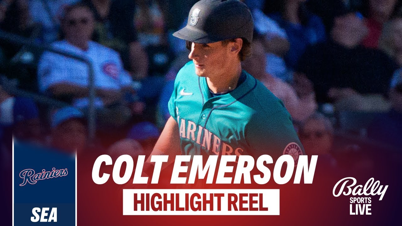 Mariners SS Colt Emerson 2025 Minor League Baseball Highlights | Bally ...