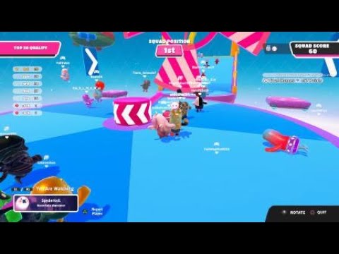 Fall Guys. Slimer gets his gold snaked! Face plant! - YouTube