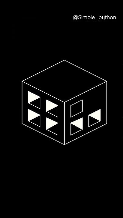 Python Turtle 3d Cube Design Python Programming Pythonturtlegraphics Shorts Youtube 1728