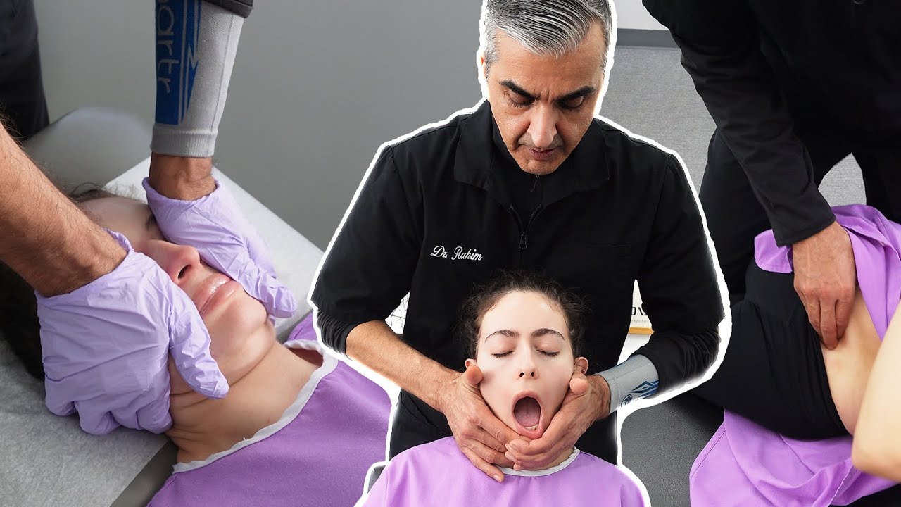 Popping & Clicking TMJ, Sinus and Back Pain Helped! Part 3 @DrRahim ...