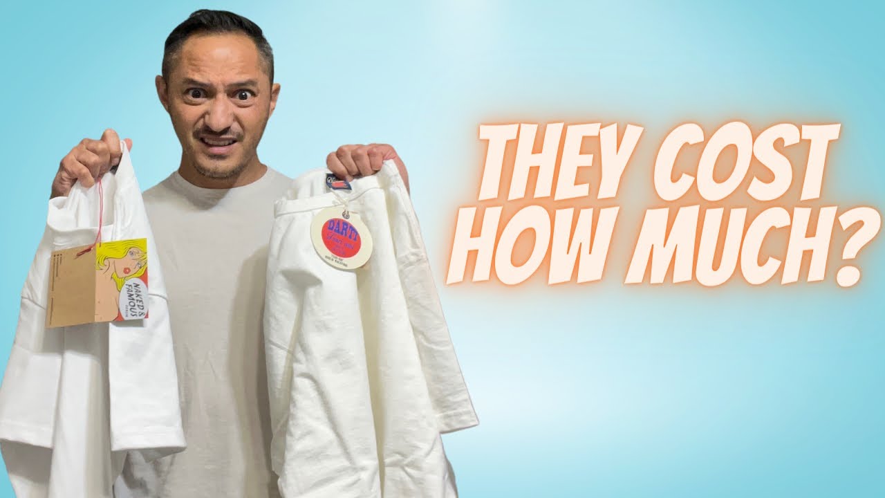 Expensive White T-Shirts: Are They Worth It? - YouTube
