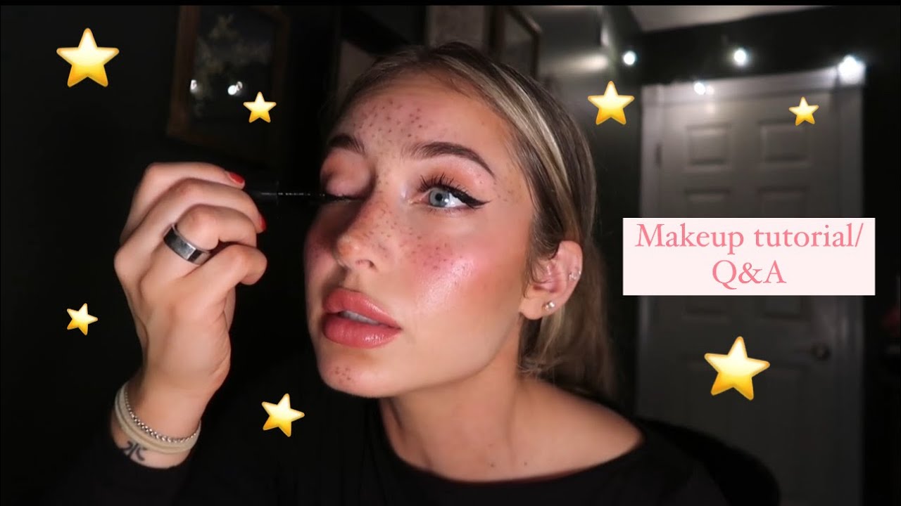 Staple makeup routine & Q&A! - YouTube