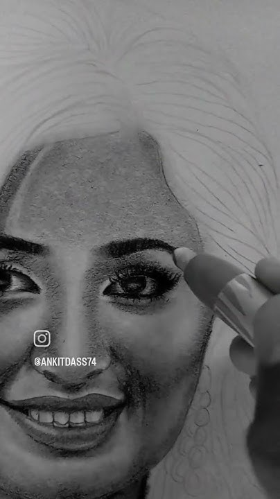 Shreya Ghoshal portrait drawing - YouTube