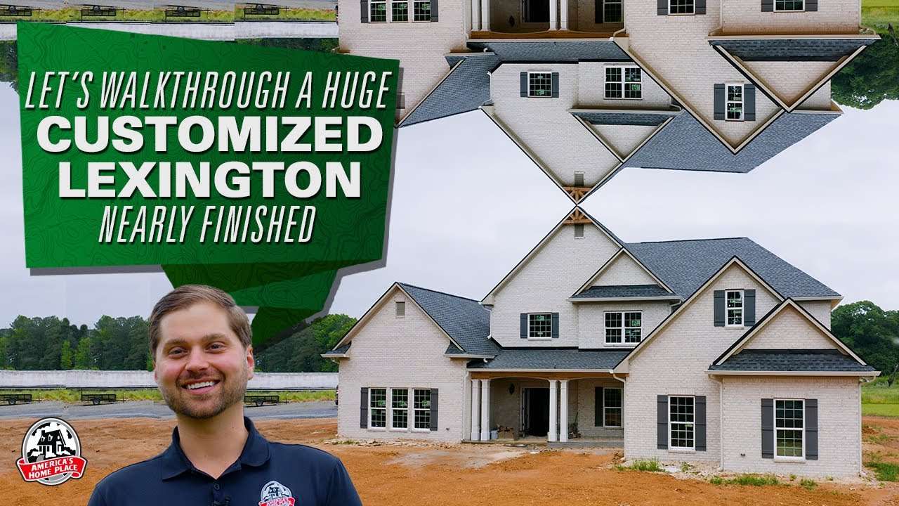 Let's Walkthrough a Huge Customized Lexington Nearly Finished - YouTube