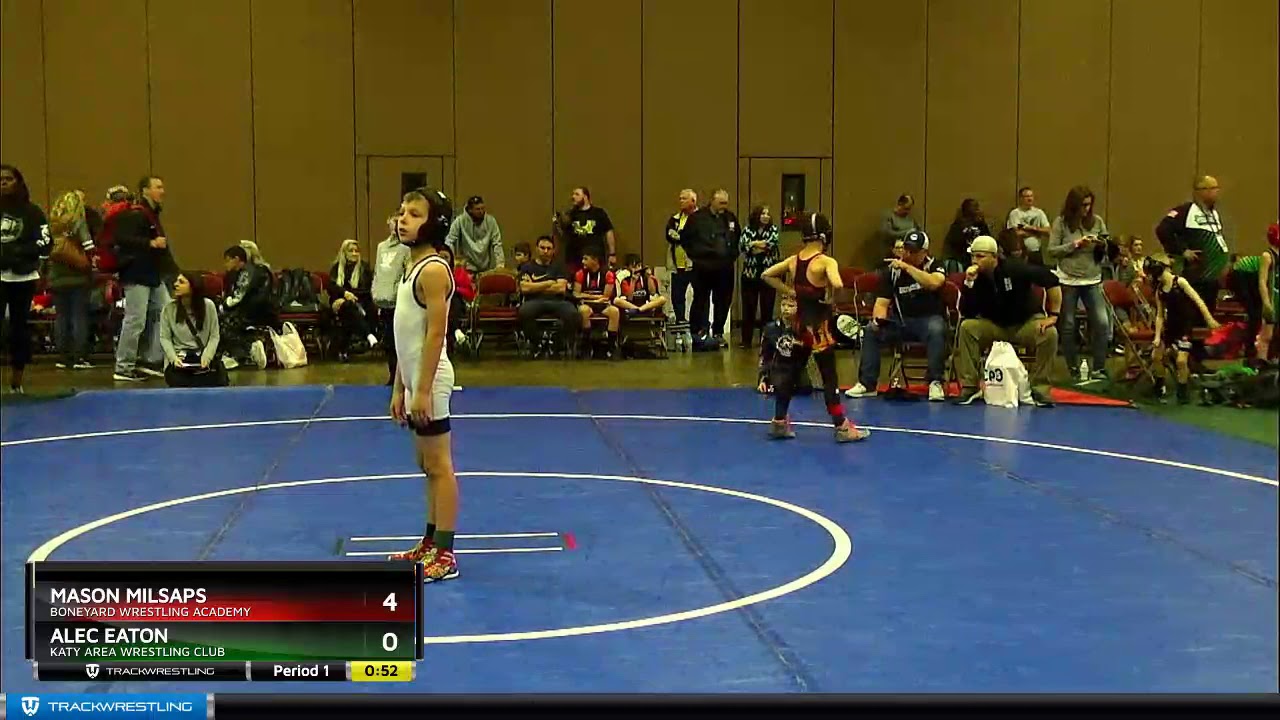 10U 63 Mason Milsaps Boneyard Wrestling Academy Vs Alec Eaton Katy Area ...