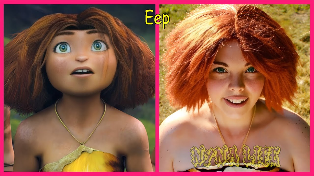 The Croods Characters in Real Life 👉 @NynaLife - YouTube