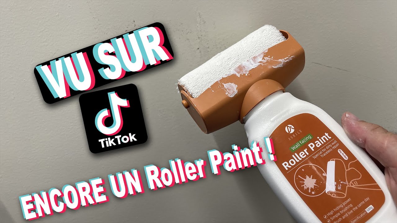 TEST DU ROLLER PAINT VU SUR TIK TOK - YouTube