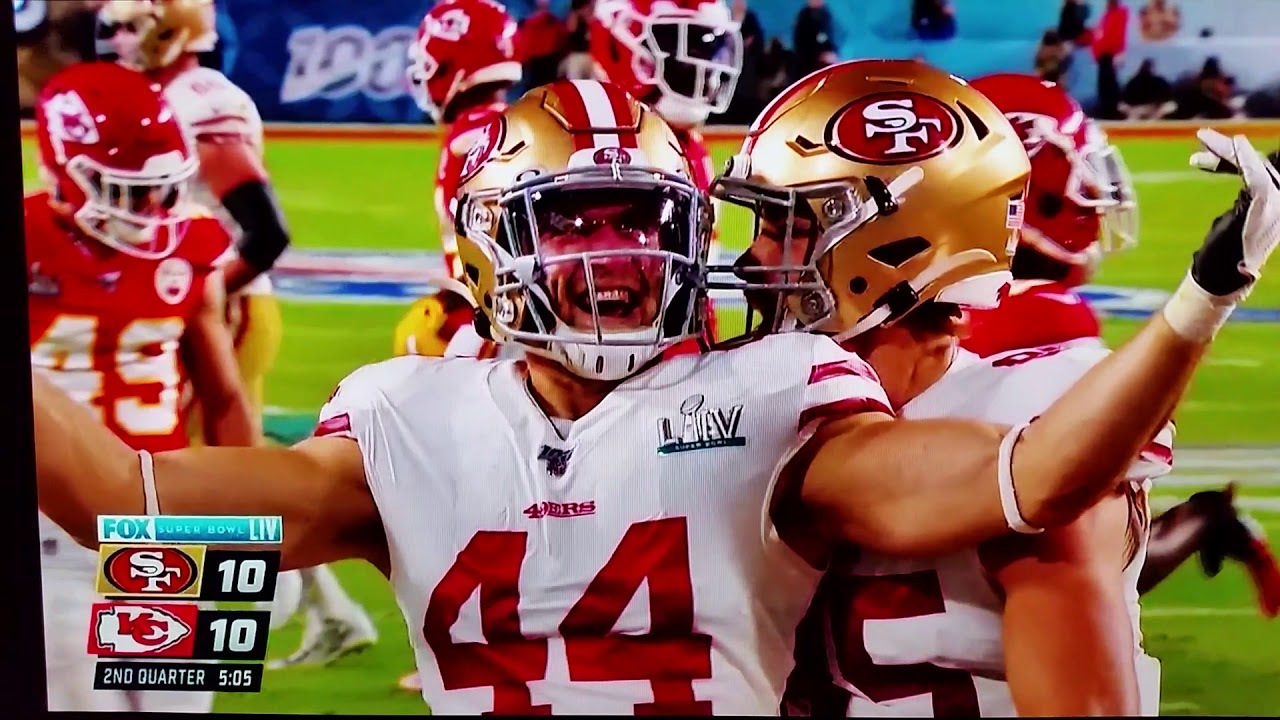 Kyle Juszczyk #44 15yd td 49ers/Chiefs - YouTube