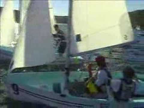 Sailing tactics & rules highlights, intense ! - YouTube