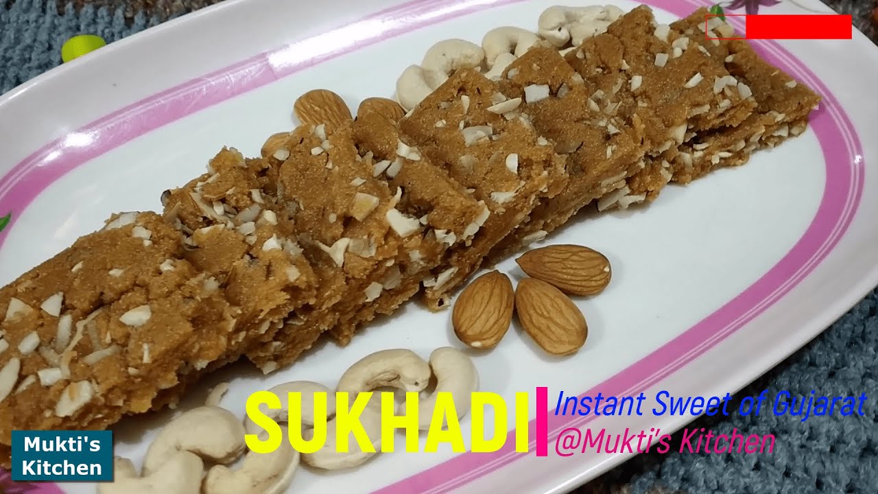 Sukhadi | Gud papdi | How to make Gujarati Sukhadi | गुजराती सुखड़ी ...
