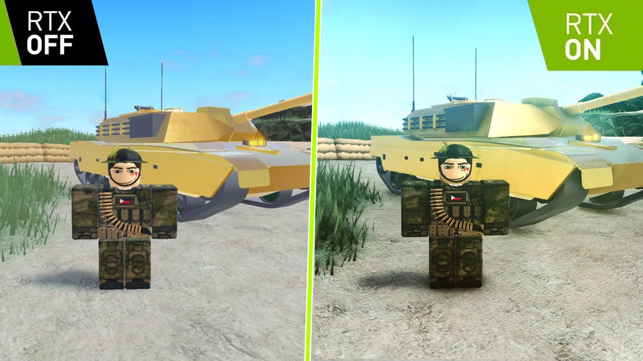 ROBLOX Military Tycoon but with RTX (Shaders) - YouTube