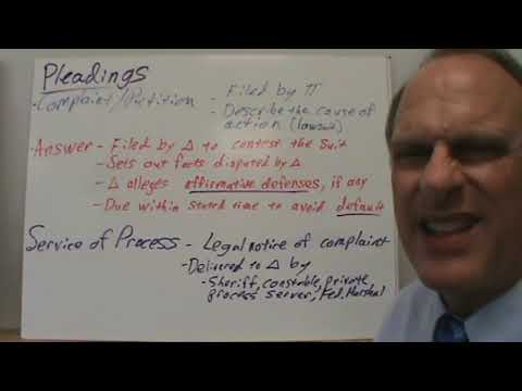 Video 1.1. Civil Procedure David Jaroszewski 1 - YouTube
