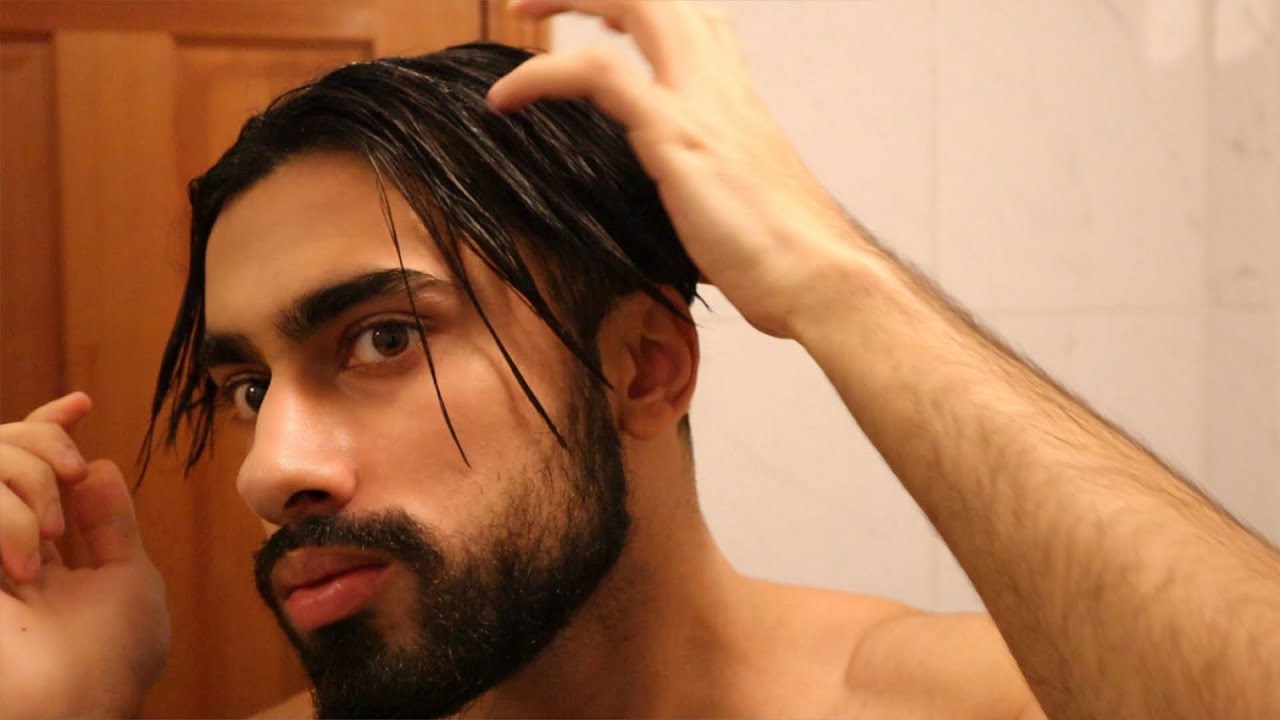 ASMR Hair Wash Tutorial For Men | Night Self Care Routine - YouTube