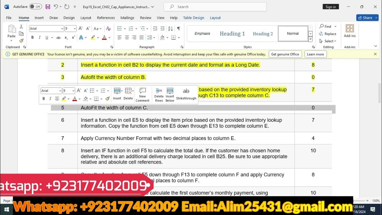 Exp19_Excel_Ch02_Cap_Appliances | Excel Chapter 2 Appliances Complete Solution | Excel Ch02 ...