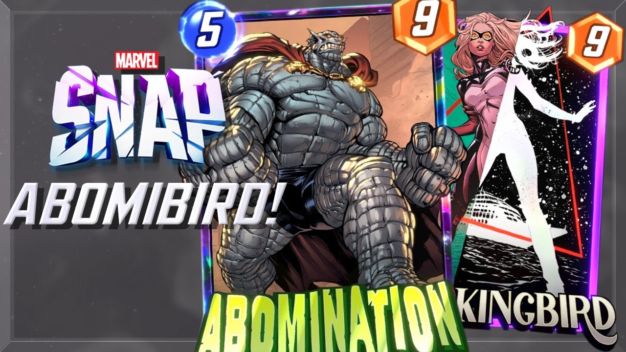 ABOMINATION & MOCKINBIRD, this deck plays for FREE! | Marvel Snap Deck - YouTube